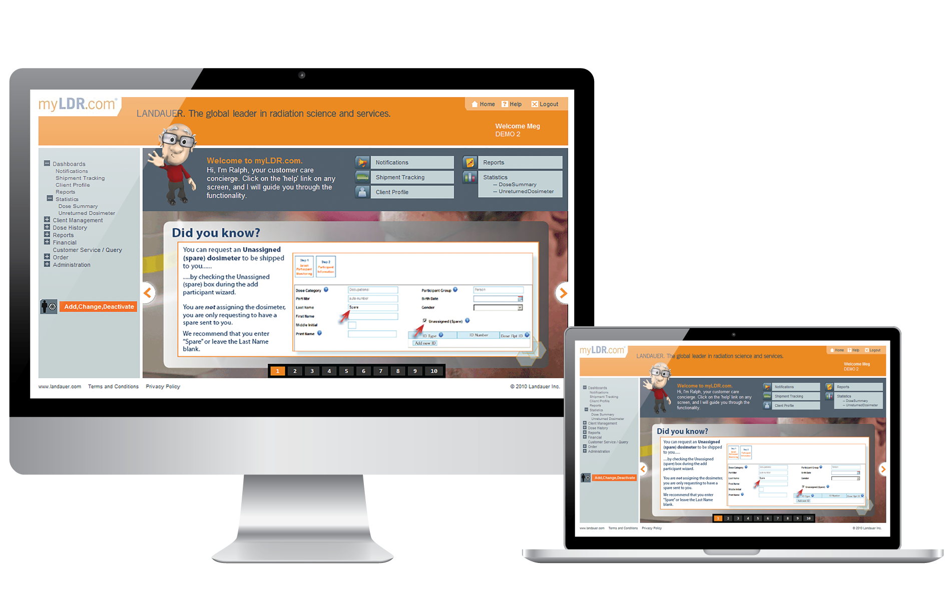 myLDR: Manage your dosimetry online easily and by yourself! - Landauer